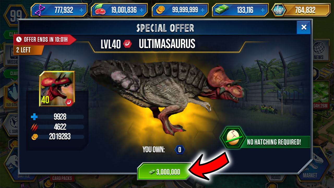 FINALLY BUY ULTIMA REX SHOP in JURASSIC WORLD THE GAME SOON?!!?! - YouTube