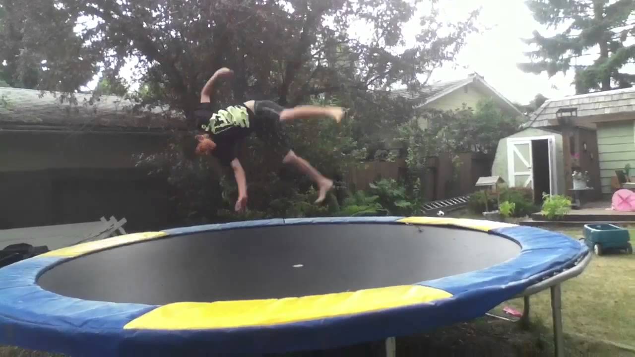 FRONT FLIP 180 - YouTube