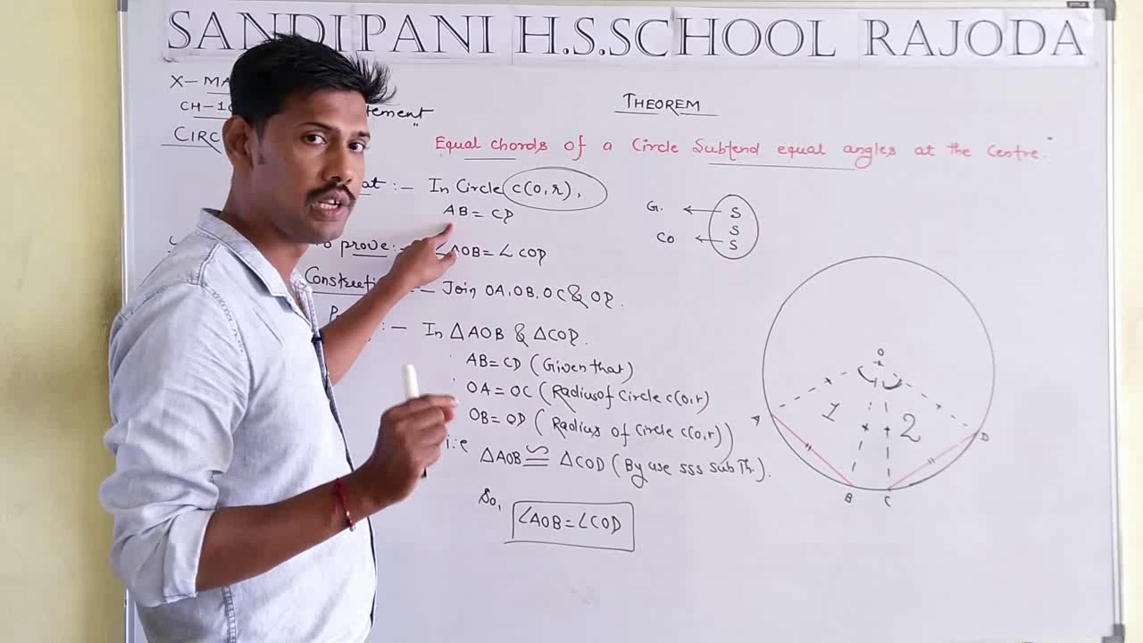 class 10 Maths chapter 10 circle theorem - YouTube