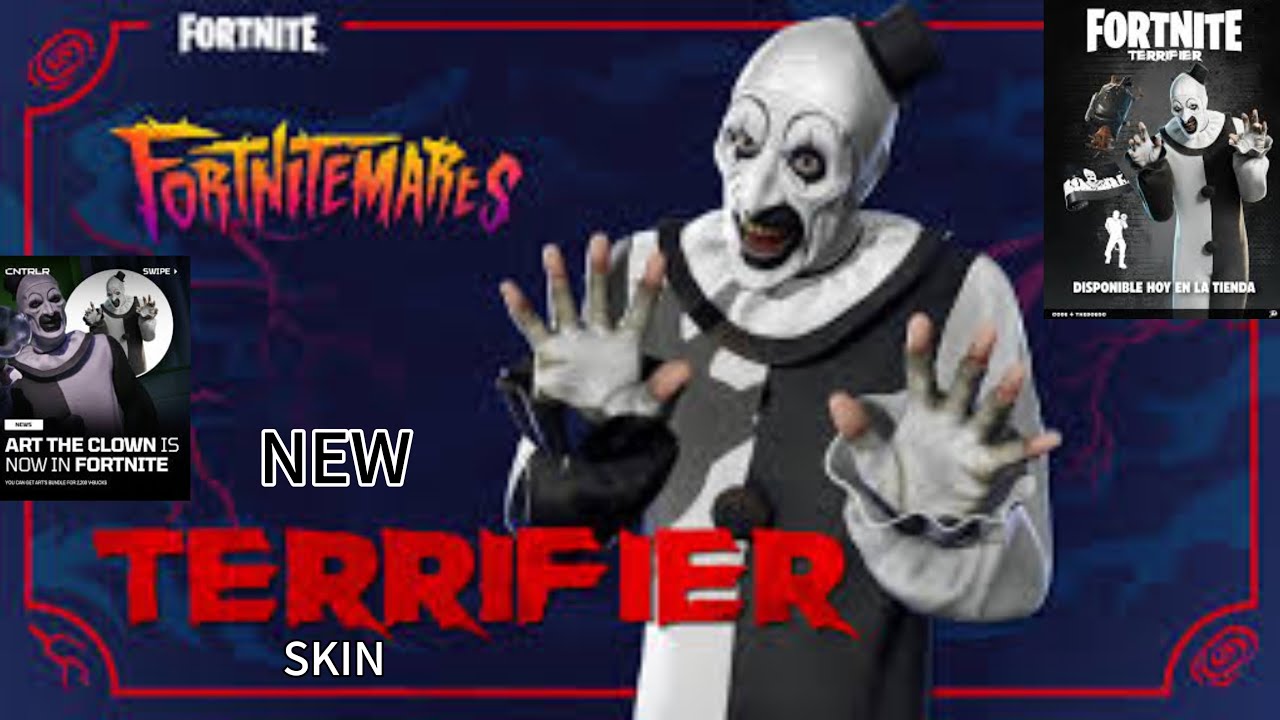 NEW TERRIFIER SKIN IN FORTNITE! - YouTube