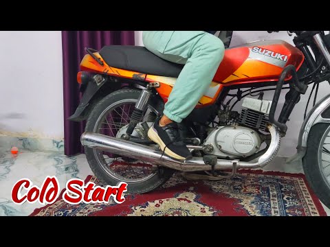 Girl Cold Start Suzuki Samurai 2-Stroke | Hard Kickstart Morning Start #priyankakhanduri