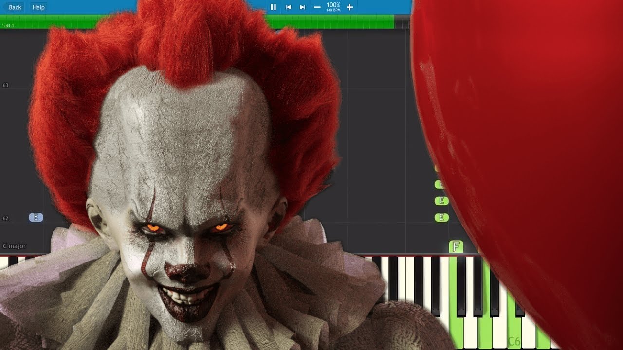 Pennywise Raps A Song - IT (2017) Parody - Piano Cover / Tutorial - YouTube
