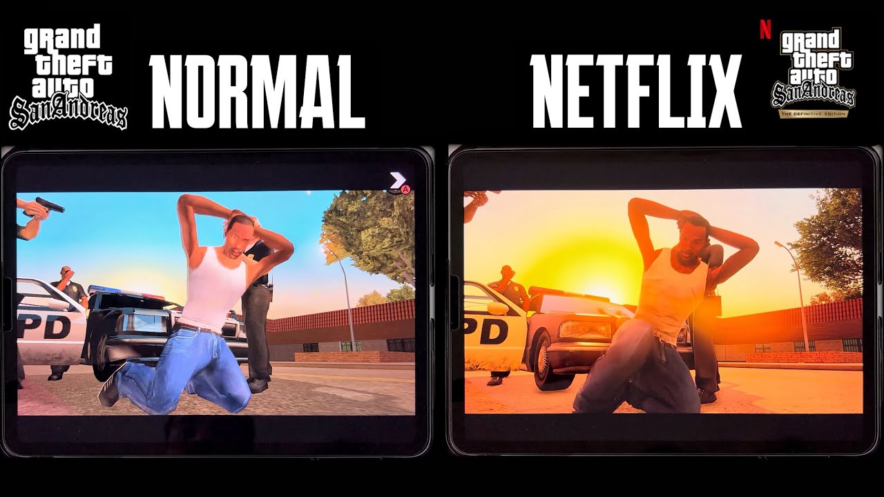 How is GTA San Andreas Netflix Definitive Edition Version Compares to ...
