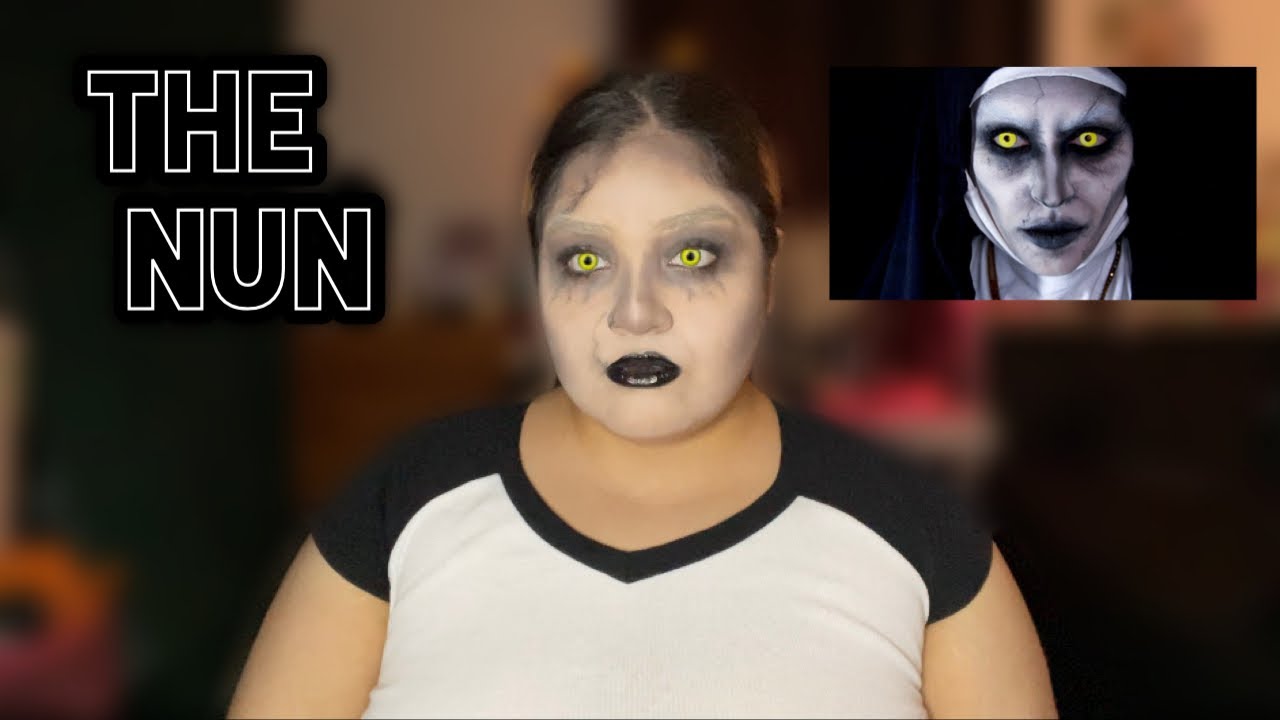 The Nun Makeup Look - YouTube