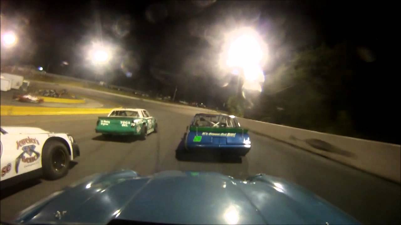5/22/2015 MASS Street Stock Race at Concord Speedway Camera in #32 gary ...