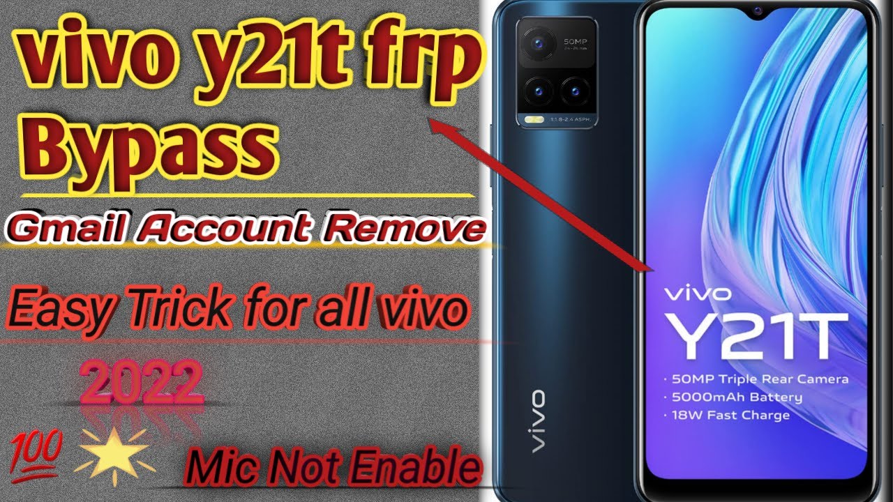 Vivo Y21t Frp Bypass Android 12 | Vivo Y21t Google Account Unlock ...