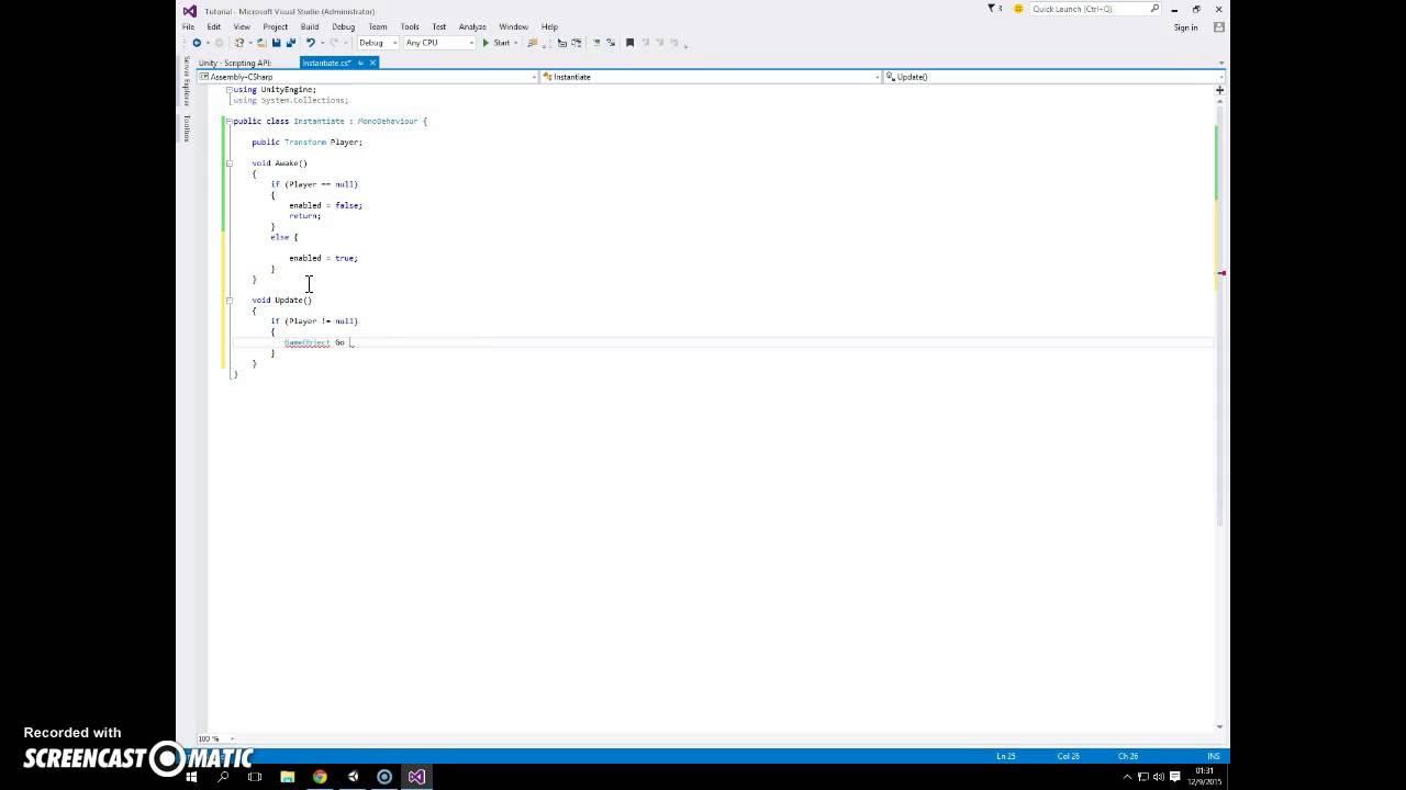 Unity3D - Instanciar un Objeto en Unity3D - YouTube