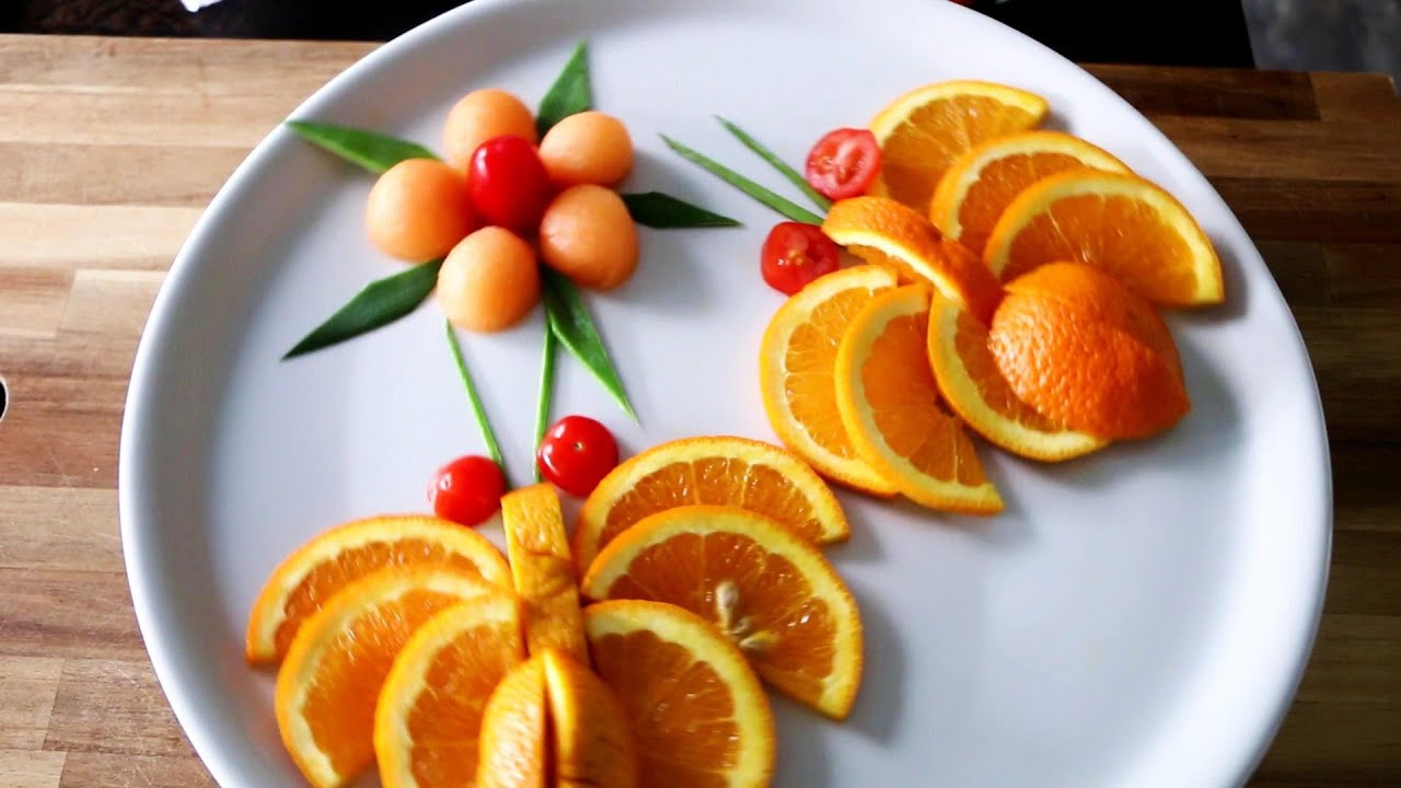 DIY Fruit Art | Orange Butterfly Cutting Tricks - YouTube