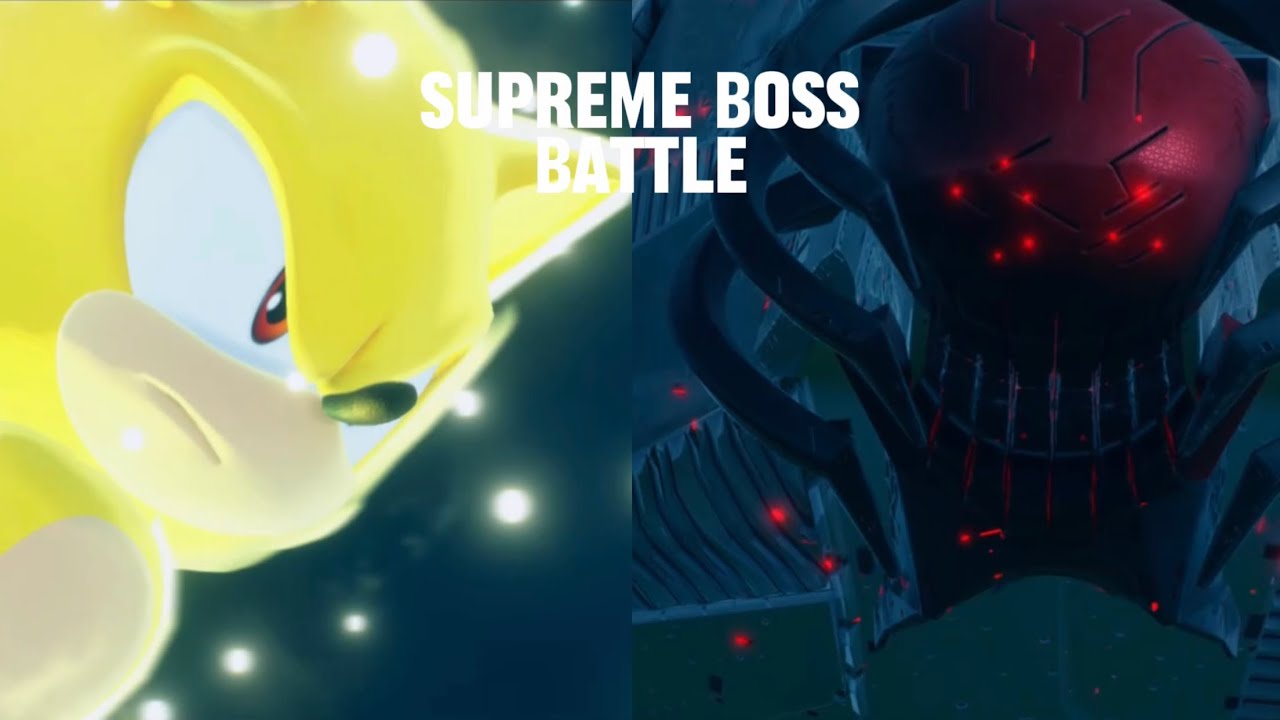Sonic Frontiers - Supreme Boss Battle + Im Here - PS5 Gameplay - YouTube
