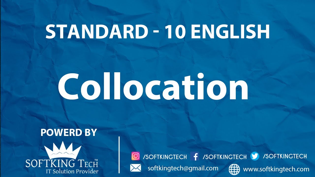 Collocation / Grammar / Maharashtra State Board - YouTube