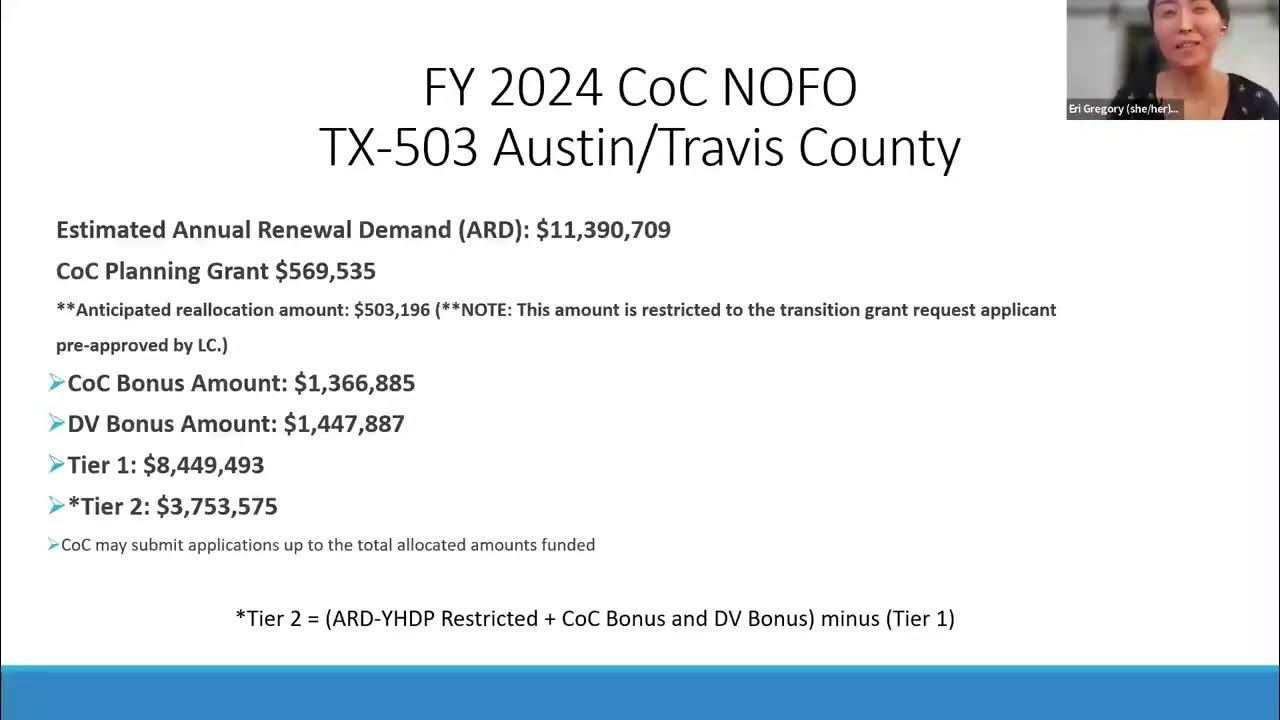 FY24 CoC NOFO Renewal Projects Bidder's Conference | TX-503 | Austin/Travis County - YouTube