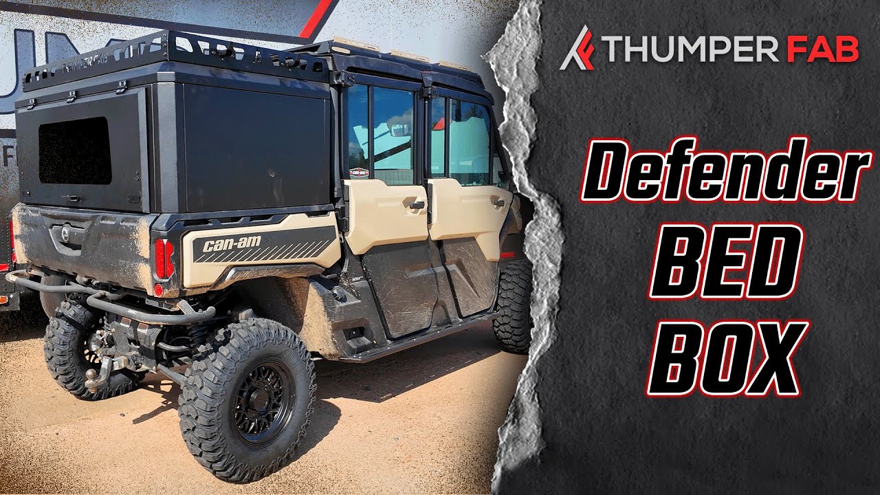 Can-Am Defender Bed Box | Thumper Fab - YouTube