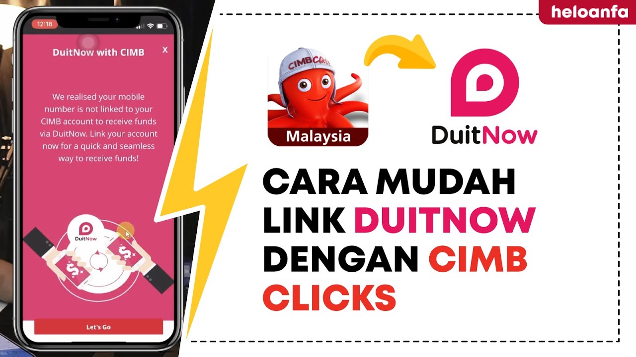 CARA MUDAH LINK DUITNOW DENGAN CIMB CLICKS - YouTube