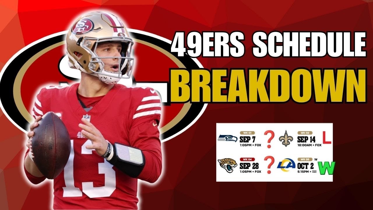 San Francisco 49ers 2025 Schedule Preview | Full Breakdown, Key ...