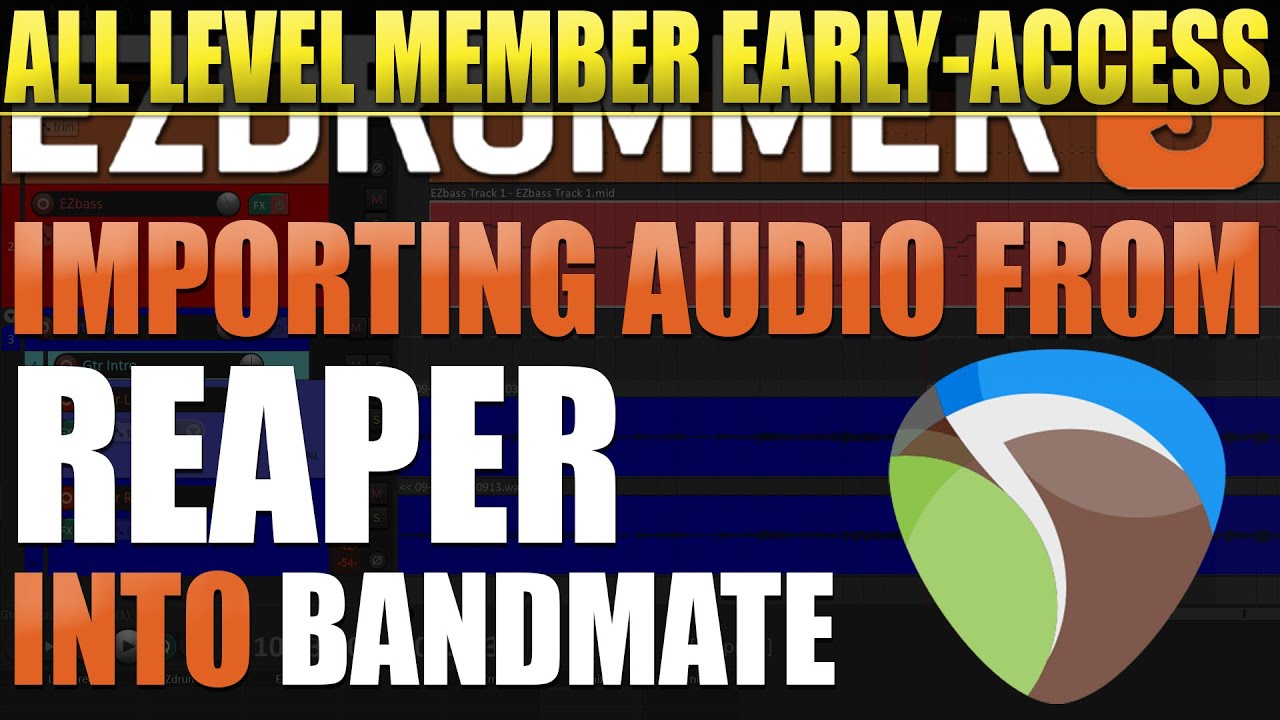 EZdrummer 3 | Importing Audio from Reaper to Bandmate | Best Workflow ...