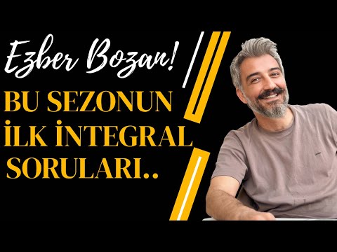 BU SEZONUN İLK İNTEGRAL SORULARI! İKİ SORUYU DA ÇÖZEBİLEN OLURSA BUGÜN MOLA VERİP DİNLENSİN :))