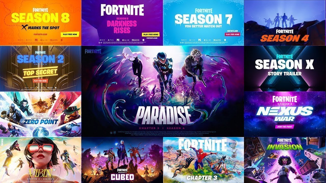 ALL FORTNITE CINEMATIC TRAILERS Seasons 1 – 22 - YouTube