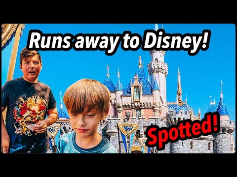 Kid skips school and goes to DISNEYLAND! | Oh Shiitake Mushroom Collab