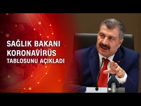 Sağlık bakanı Fahrettin Koca Türkiye'nin koronavirüs tablosunu açıkladı - 10.11.2020