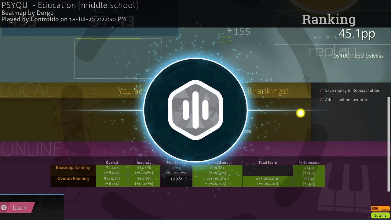 osu!mania New Keybinds | PSYQUI - Education 97.43% | 45pp - YouTube