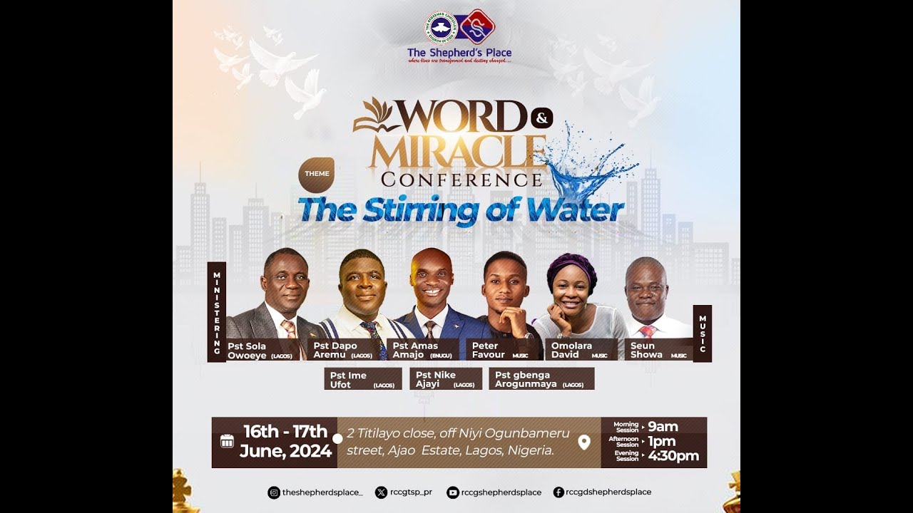 Day 2 - Word and Miracle Conference 2024 || RCCG The Shepherd's Place ...