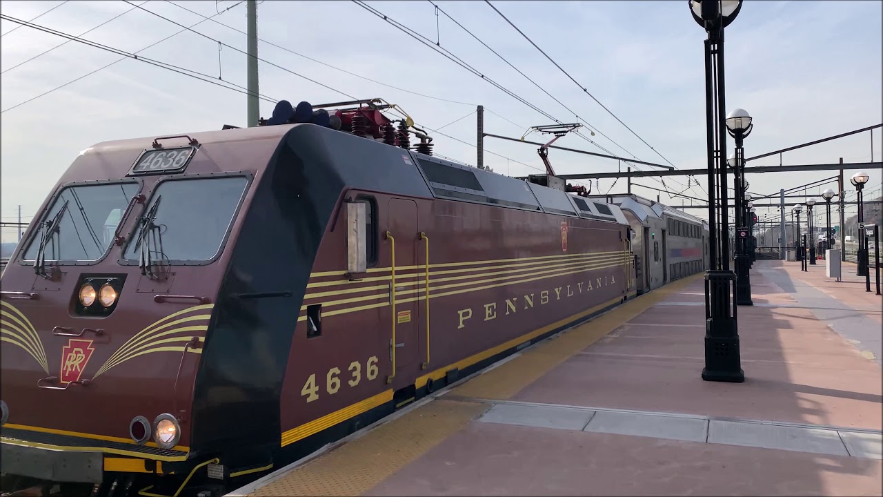 NJ Transit ALP 46A #4636 Pennsylvania Railroad Heritage Unit at ...