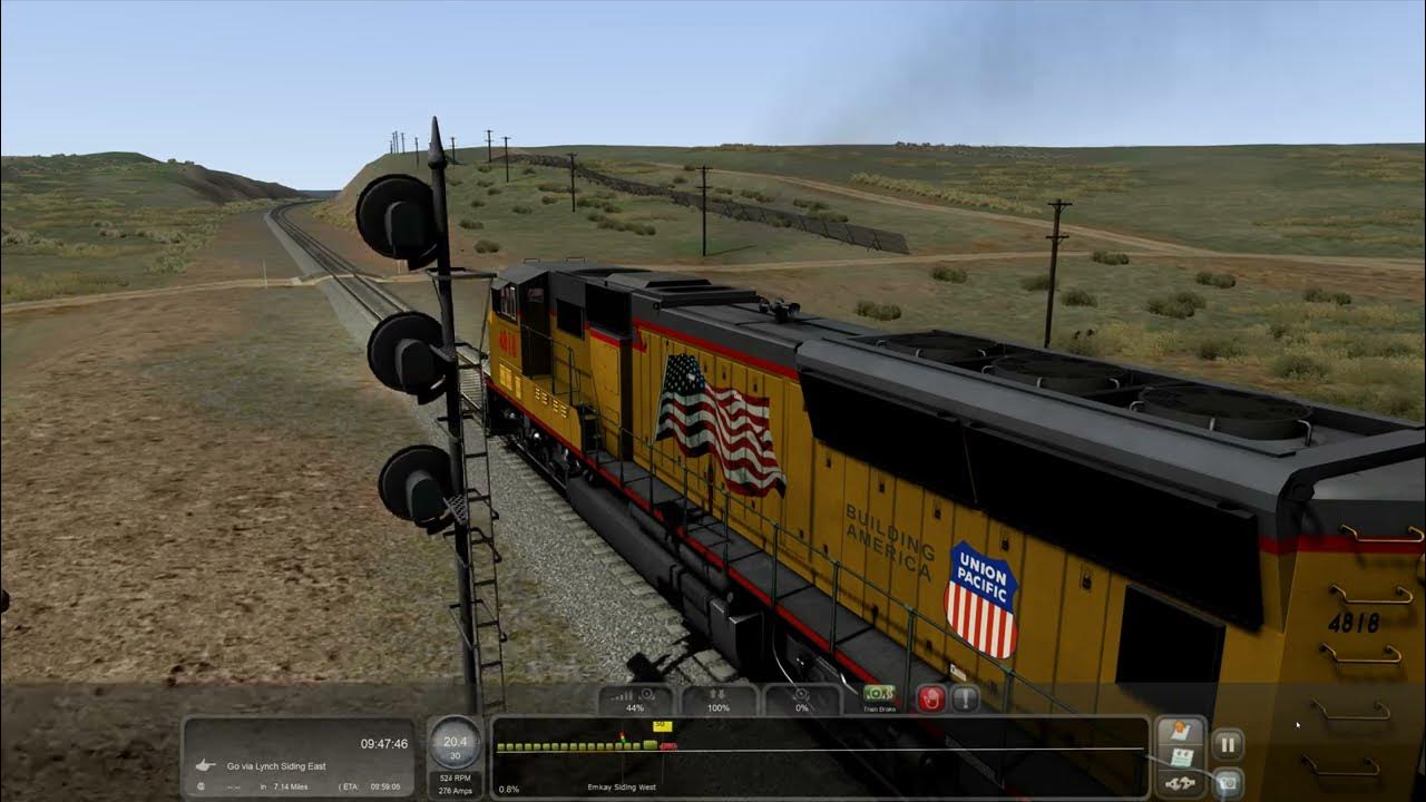 Train Simulator Classic - [EMD SD70M] - Leaving Cheyenne, Part 2 - 4K UHD - YouTube