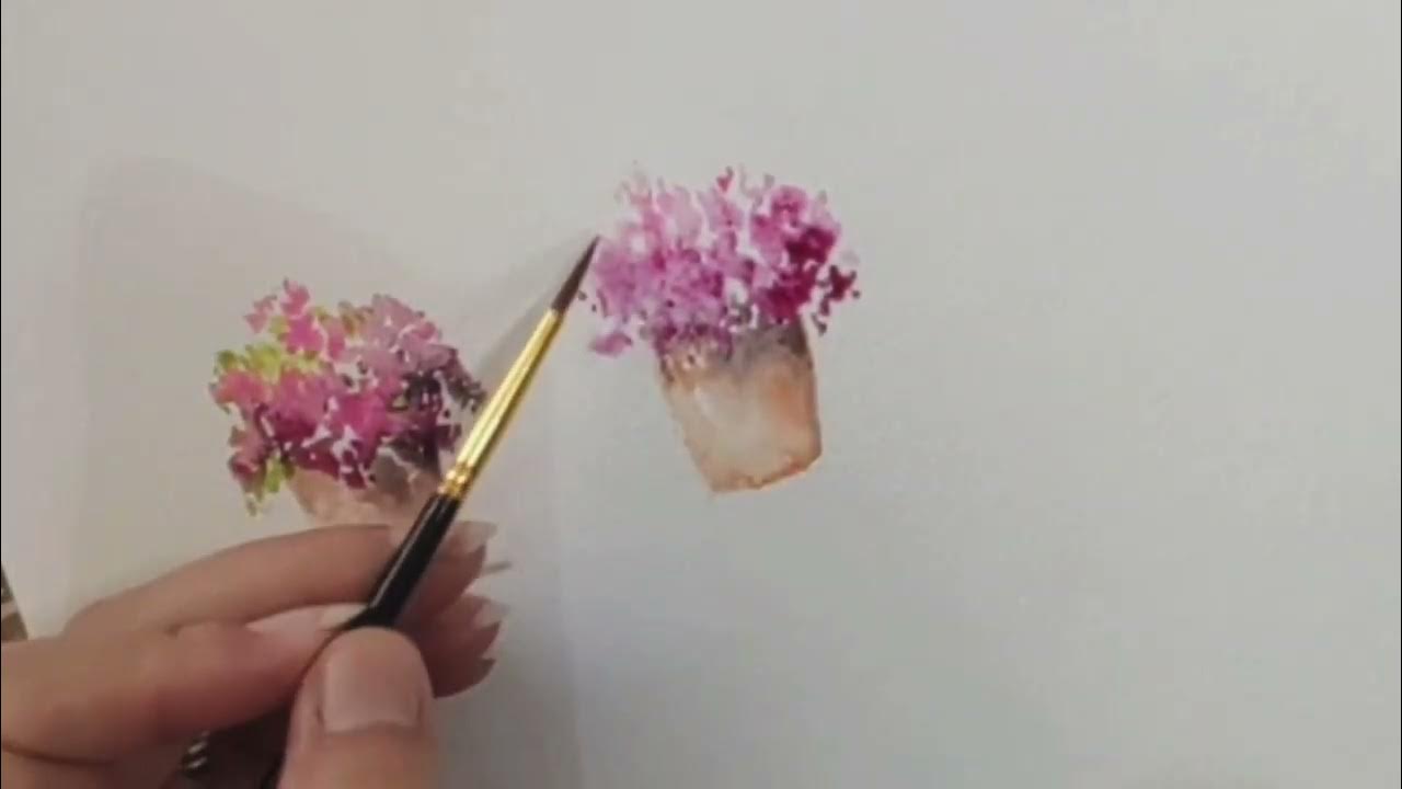 Learn these Basic watercolor techniques in a fun simple exercise. - YouTube