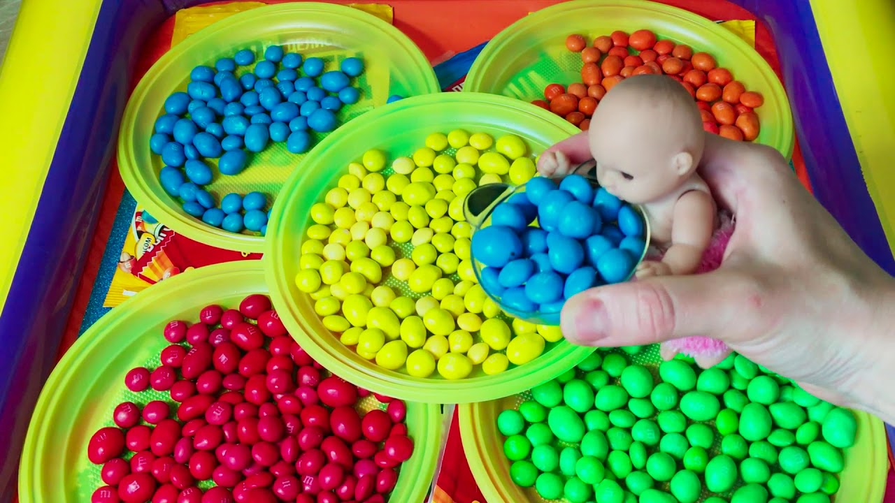 Full of Candy - Learn colors with Baby Doll and Nursery Rhymes for Kids ...