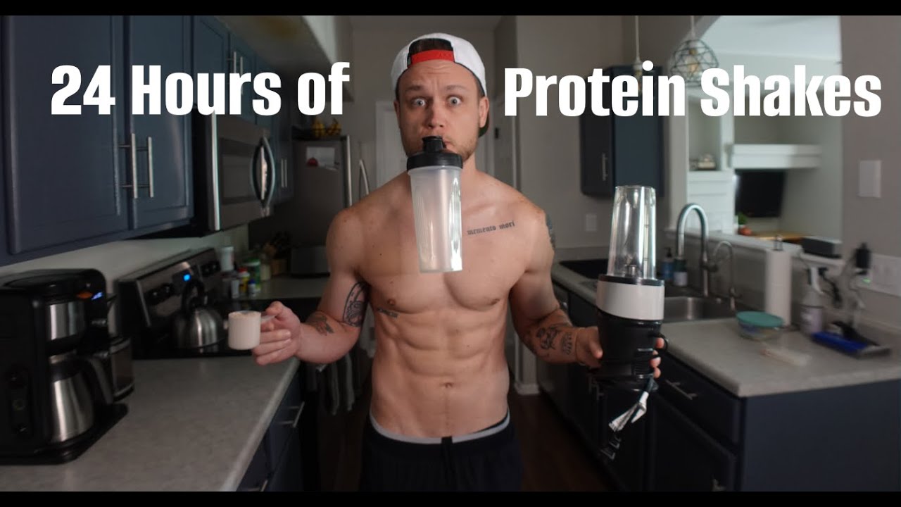 I drank Protein Shakes for 24 HOURS! | Protein Shake Recipes - YouTube