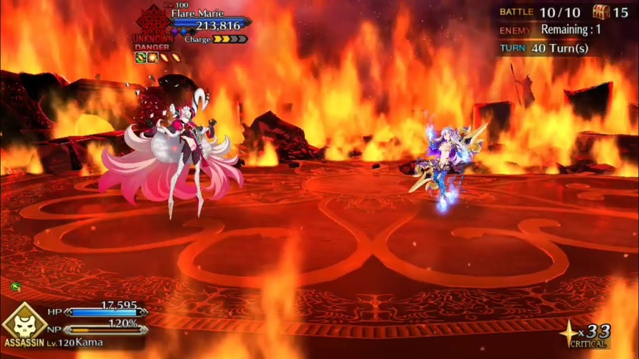 FGO Fire Olga Quest All Battles (ft. Kama vs Olga SOLO) - YouTube