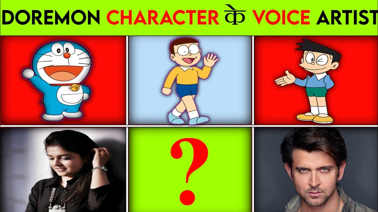 Dubbing Of All Doremon Charcter Who Shaped Our Childhood| प्रसिद्ध ...