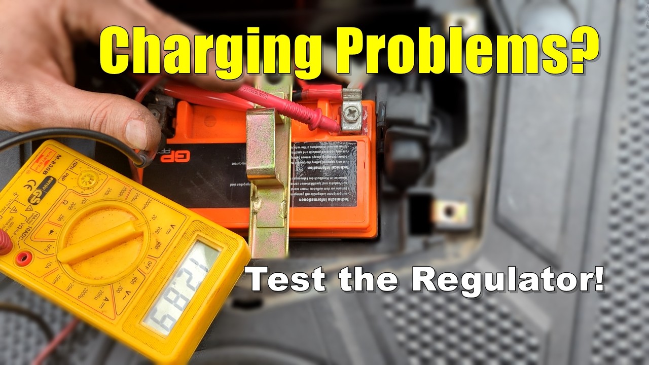 How to Test a Scooter Voltage Regulator / Rectifier & Battery Charging ...
