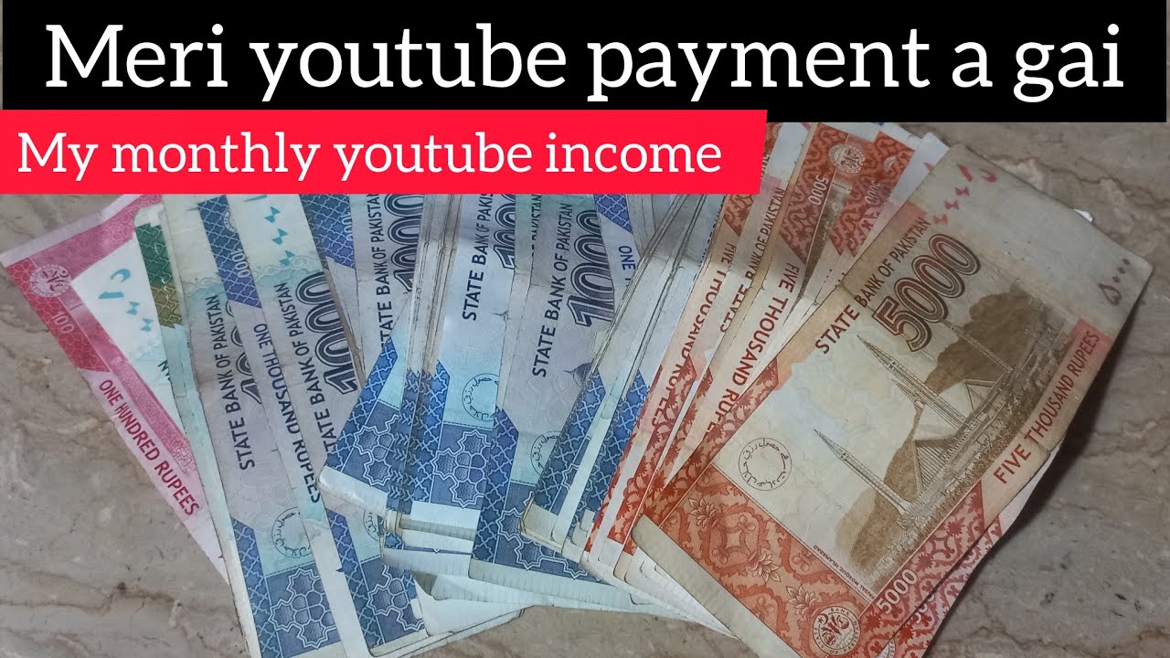 My youtube income/ how much youtube paid /youtube earning/ my 1st youtube earning/ online ...