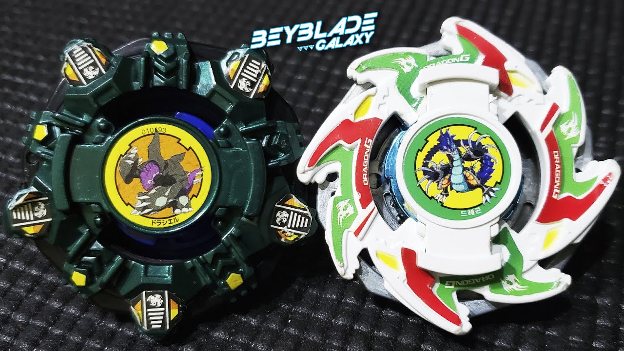 DRACIEL V combo vs DRAGOON G combo - Beyblade ベイブレード - YouTube