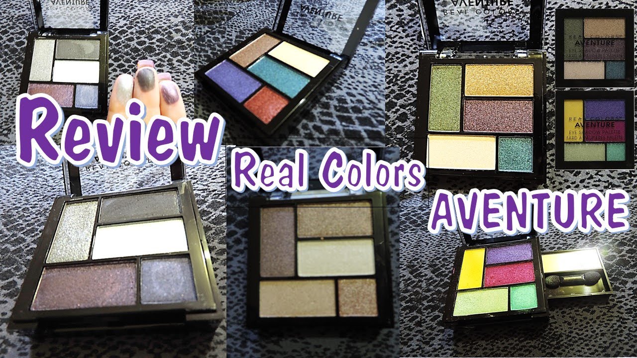 REVIEW nuevas paletas Real color AVENTURE HAUL - YouTube