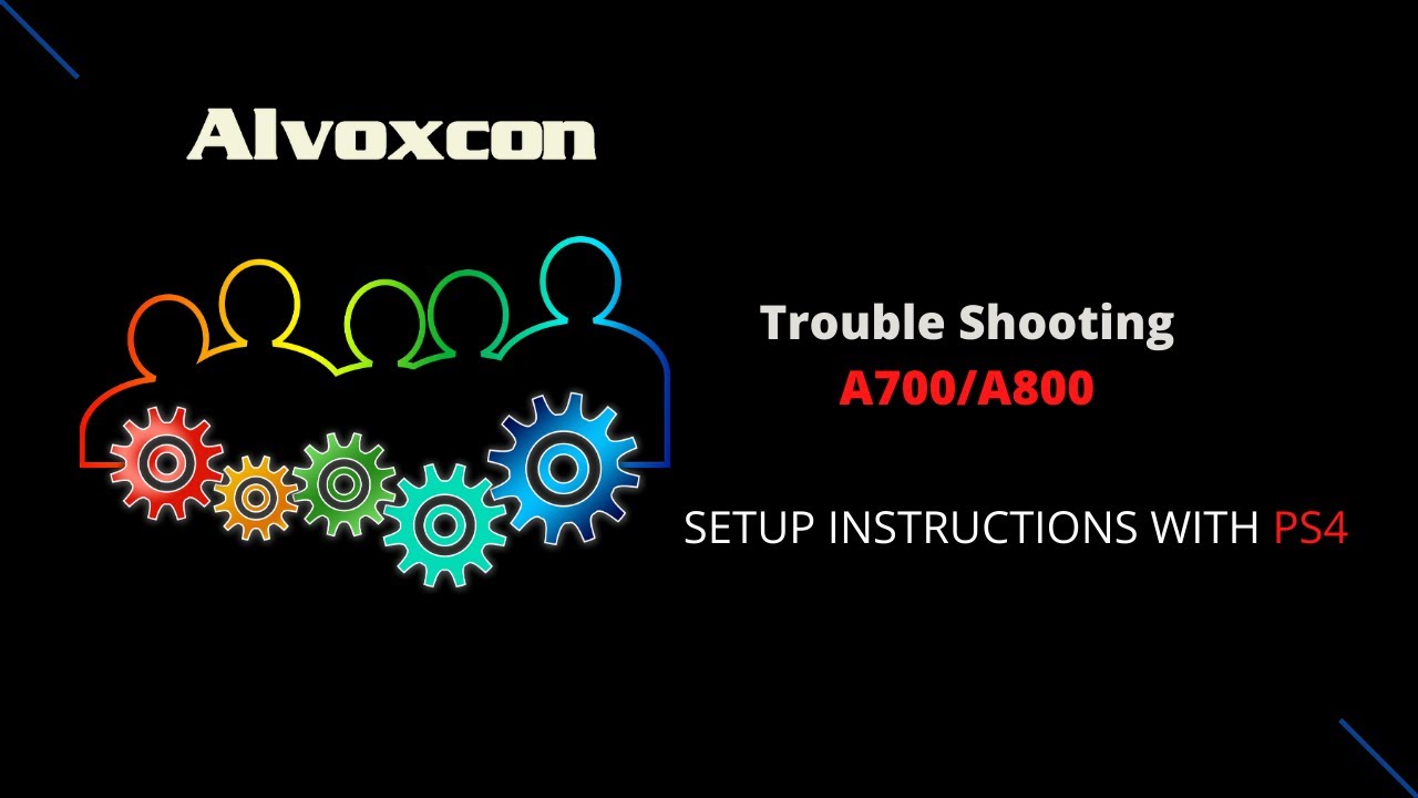 Setup instructions for Alvoxcon USB Mic (A700/A800) with PS4 - YouTube