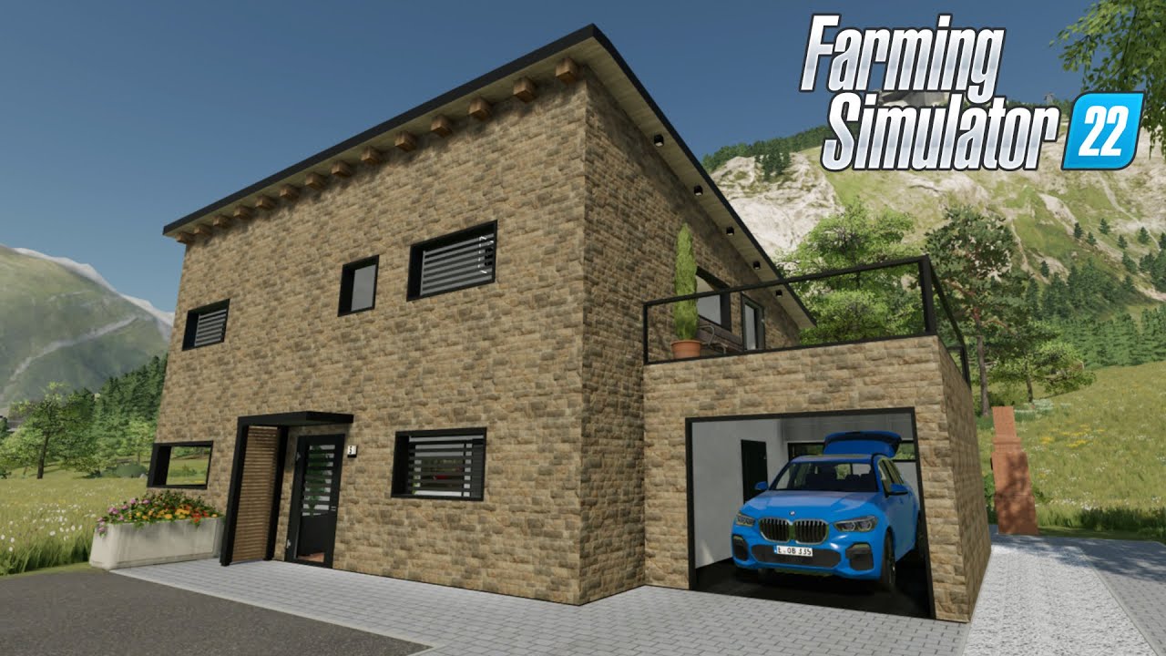FS22 - BUILDING the FAMILY Modern HOUSE - Farming Simulator 2022 ...