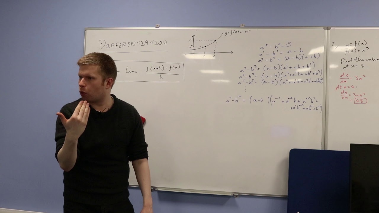 Differentiation (4 of 5: Deriving the General Formula) - YouTube
