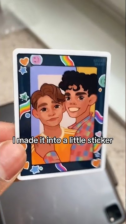I Made Heartstopper Stickers οΈπ§‘ππππ Heartstopper Nicknelson Charliespring Shorts Drawing