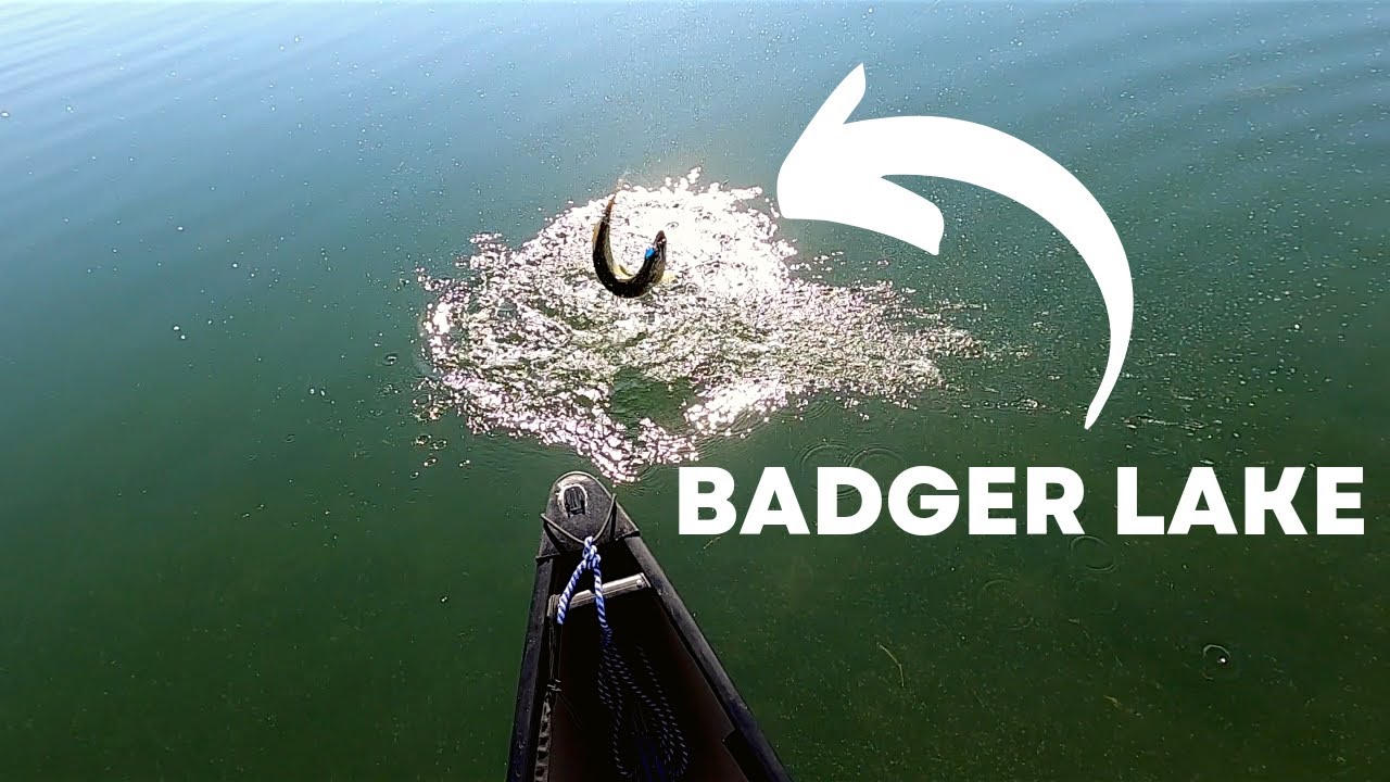 PIKE FISHING At BADGER LAKE (BEAUTIFUL CONDITIONS)!!! - YouTube