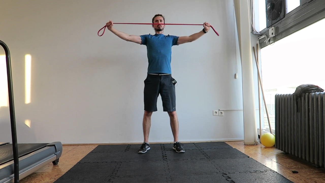 Elastic band Reverse fly - YouTube
