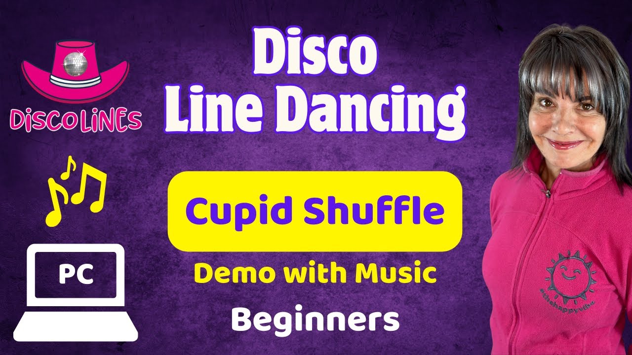Cupid Shuffle line dancing demo by Trish. - YouTube