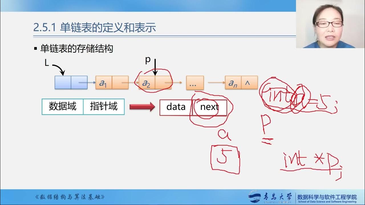23 第3周02 2 5线性表的链式表示和实现2 单链表的定义av82837069p23 Youtube