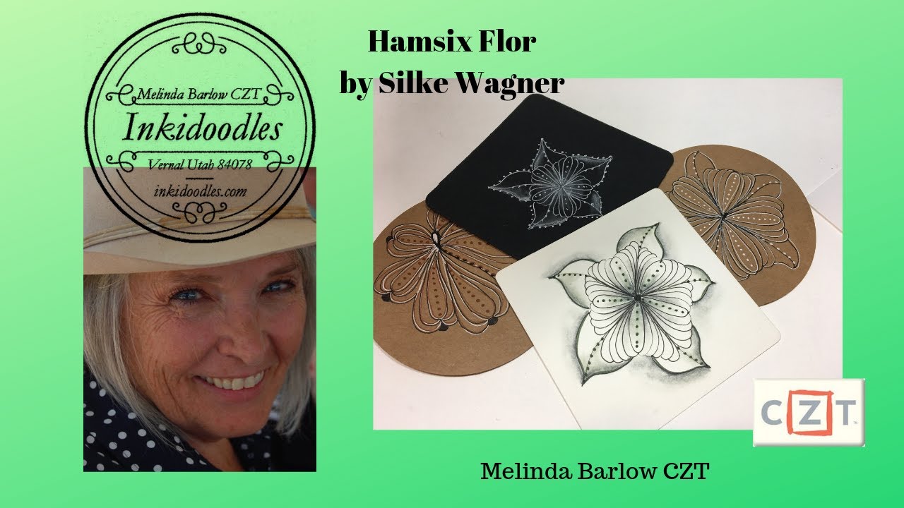 Tangle Art Lesson Hamsix Flor #431 - YouTube