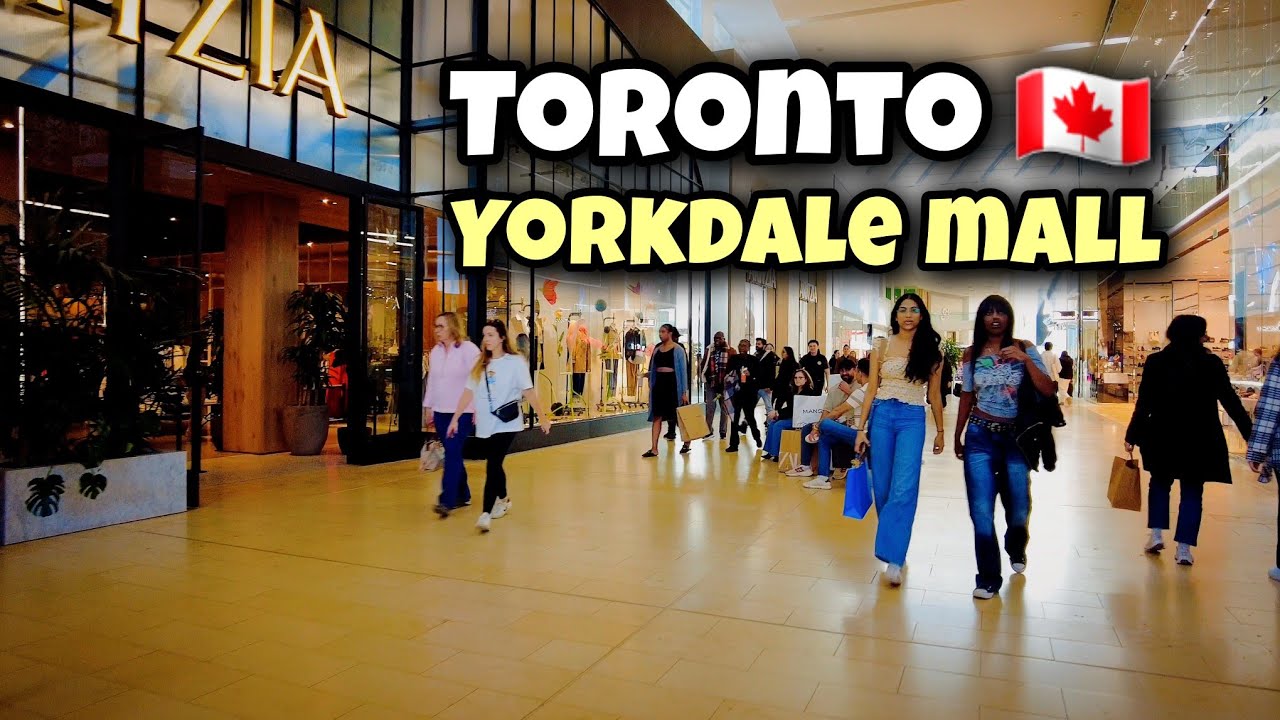 Toronto Yorkdale Shopping Centre Mall, Toronto Canada 4k - YouTube