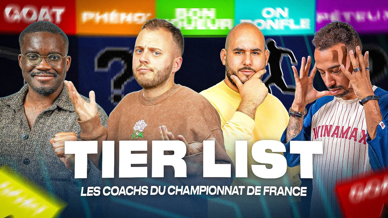 ⚽ Coachs du championnat de France au 21e siècle / Tier list #1 ...