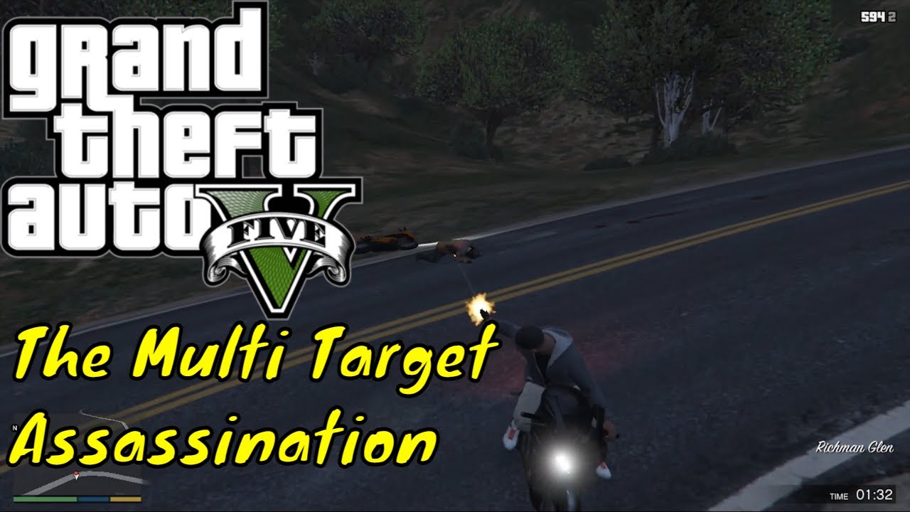 GTA 5 The Multi Target Assassination Mission Complete Grand Theft Auto ...