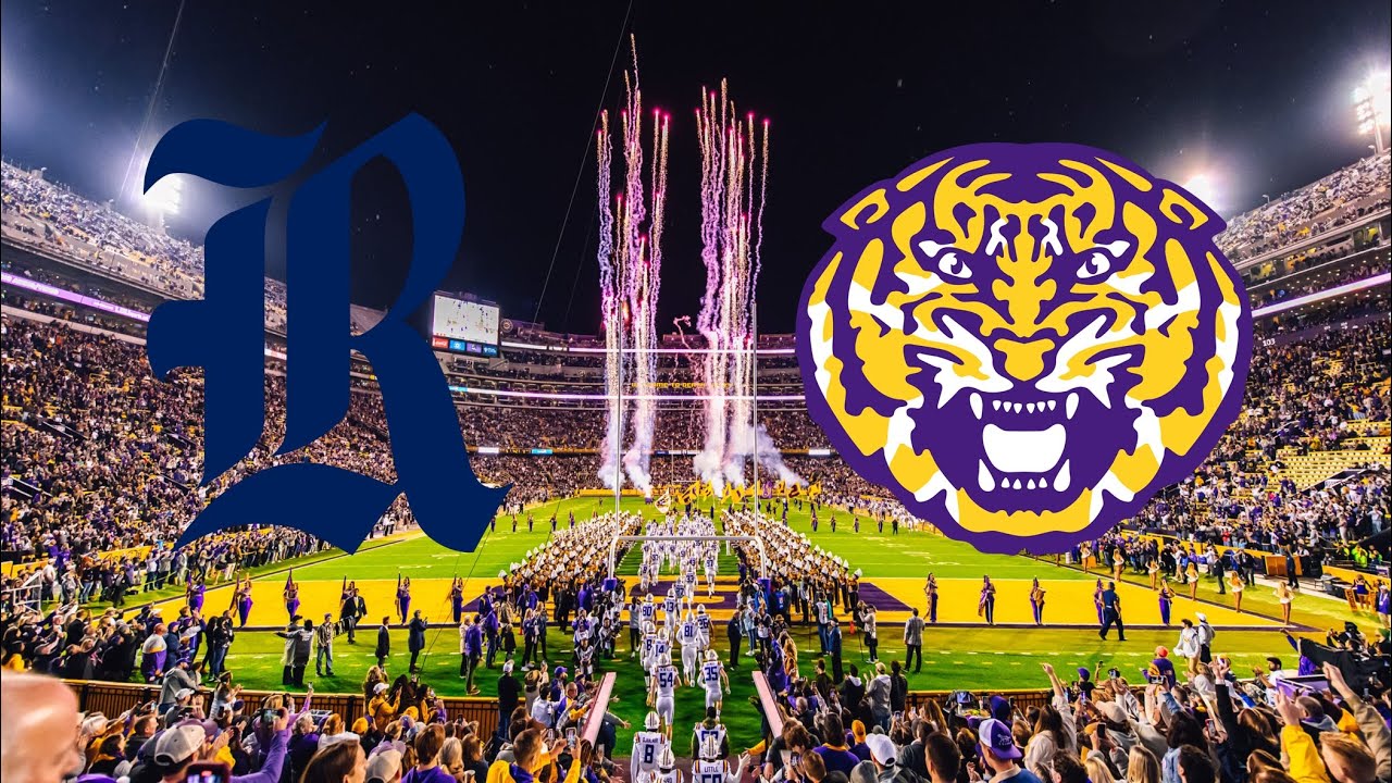 CFB 25 Rice @ LSU - YouTube