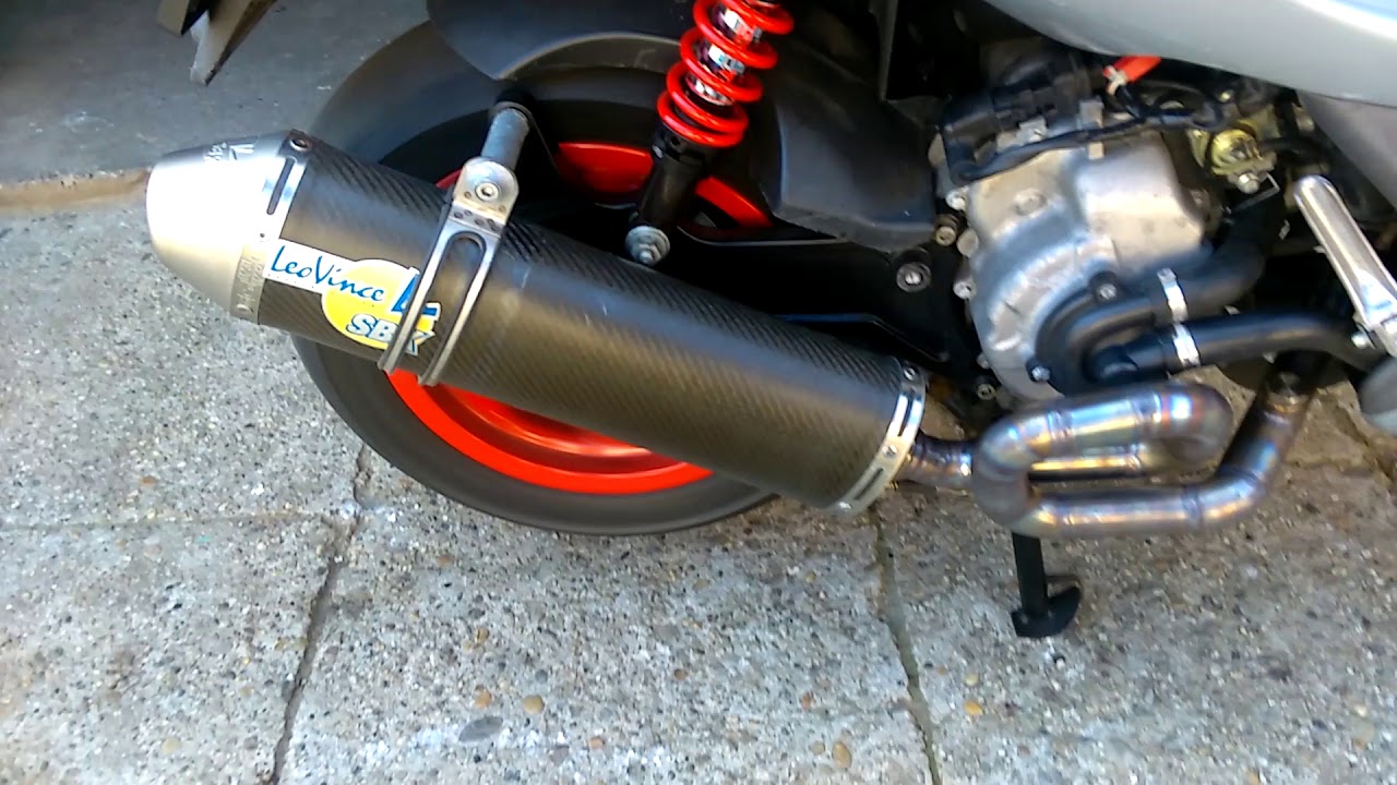 gilera runner - sbk & custom 360° pipe - YouTube